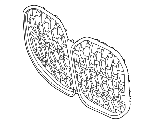 OEM BMW Grille Part# 51137486809 | BMW Parts Center