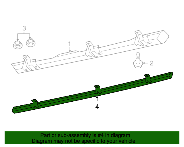 2007-2018 Jeep Side Sill - Driver's Side (LH) 55397069AI | TascaParts.com