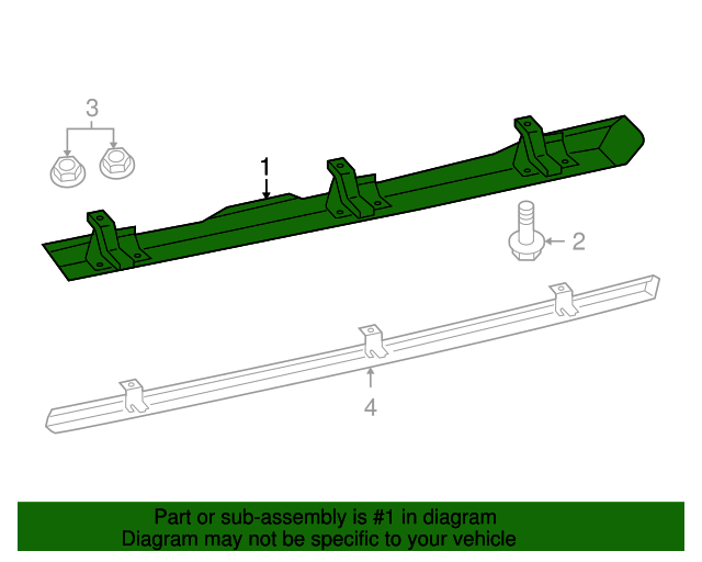 55397414AD - Running Board Step Pad 2007-2018 Jeep | Mopar Factory ...