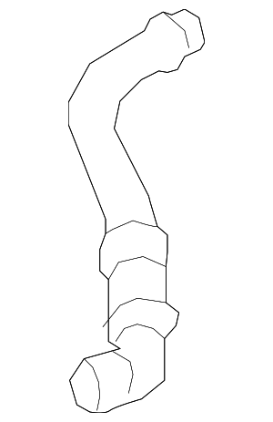 463-500-58-75 - Radiator Coolant Hose 2016-2018 Mercedes-Benz ...