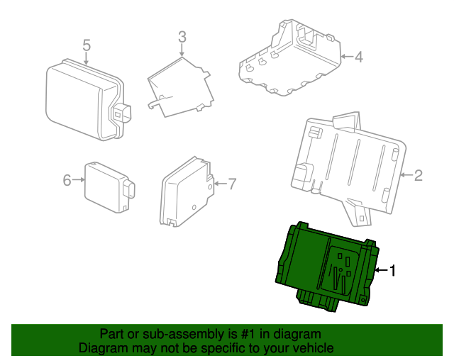 2015-2020 GM Active Safety Control Module 23497732 | QuirkParts
