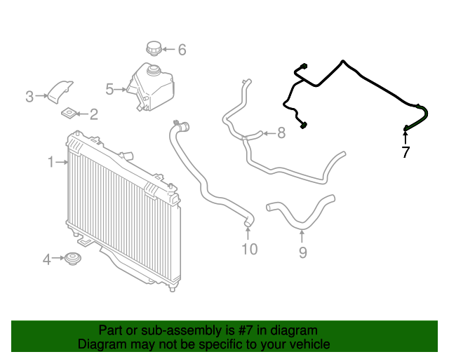 GN1Z-8A365-Q - Overflow Hose 2018-2022 Ford EcoSport | Online Ford ...