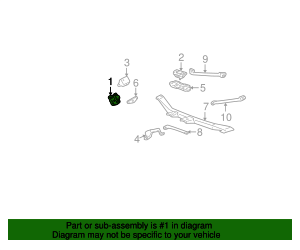1984-2005 GM Engine Mount 22188284 GM | GMPartsDirect.com