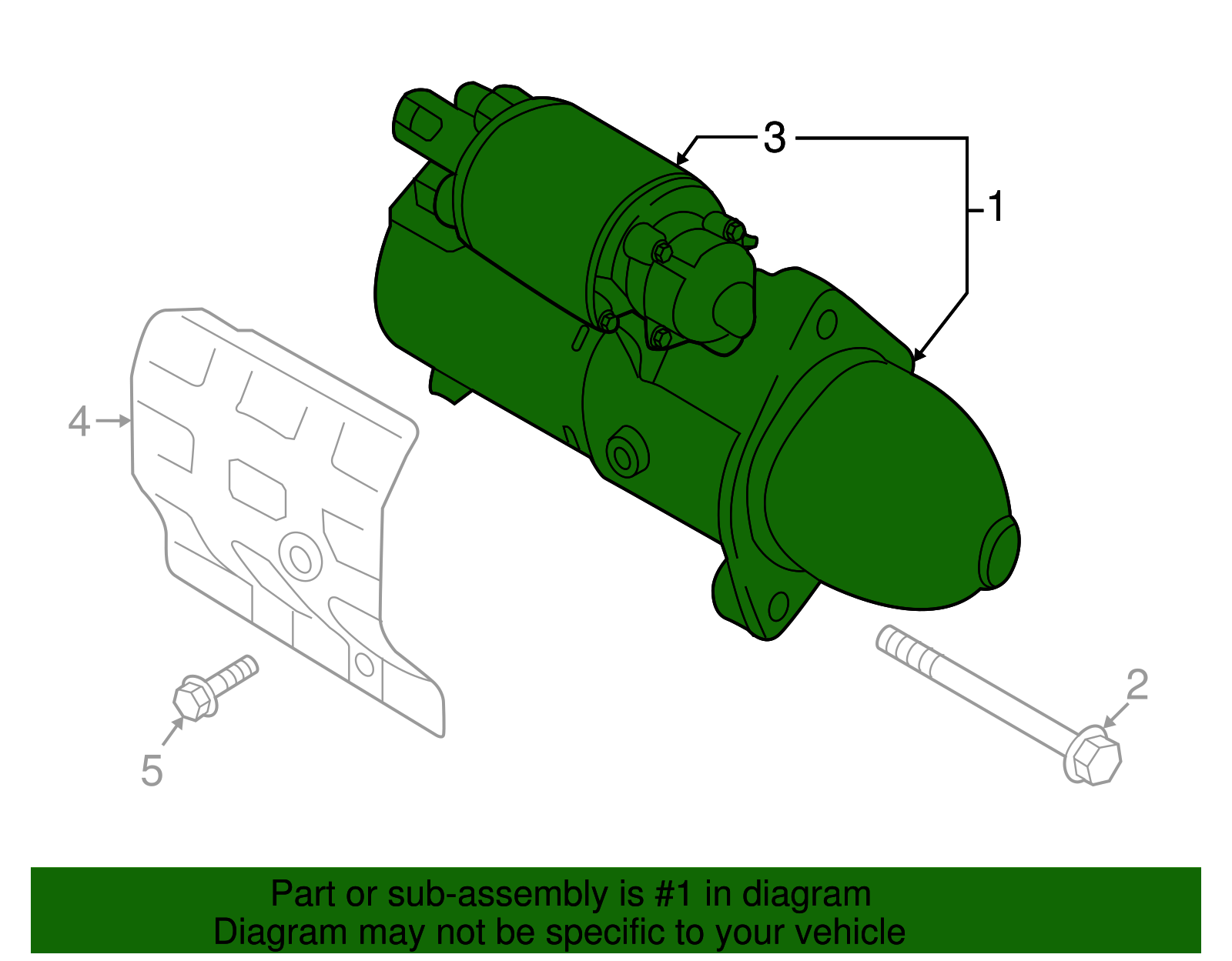 2017-2022 Genesis Starter 36100-3F170 | Retail Performance Auto Parts