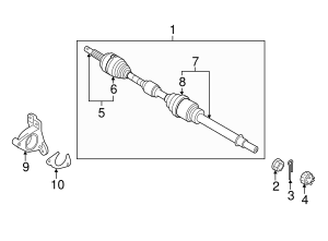 2013-2021 Nissan NV200 Support Bracket 39780-JD305 | OEM Parts Online