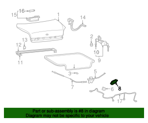2002-2005 Hyundai Sonata Inside Release 81240-3D000 | OEM Parts Online