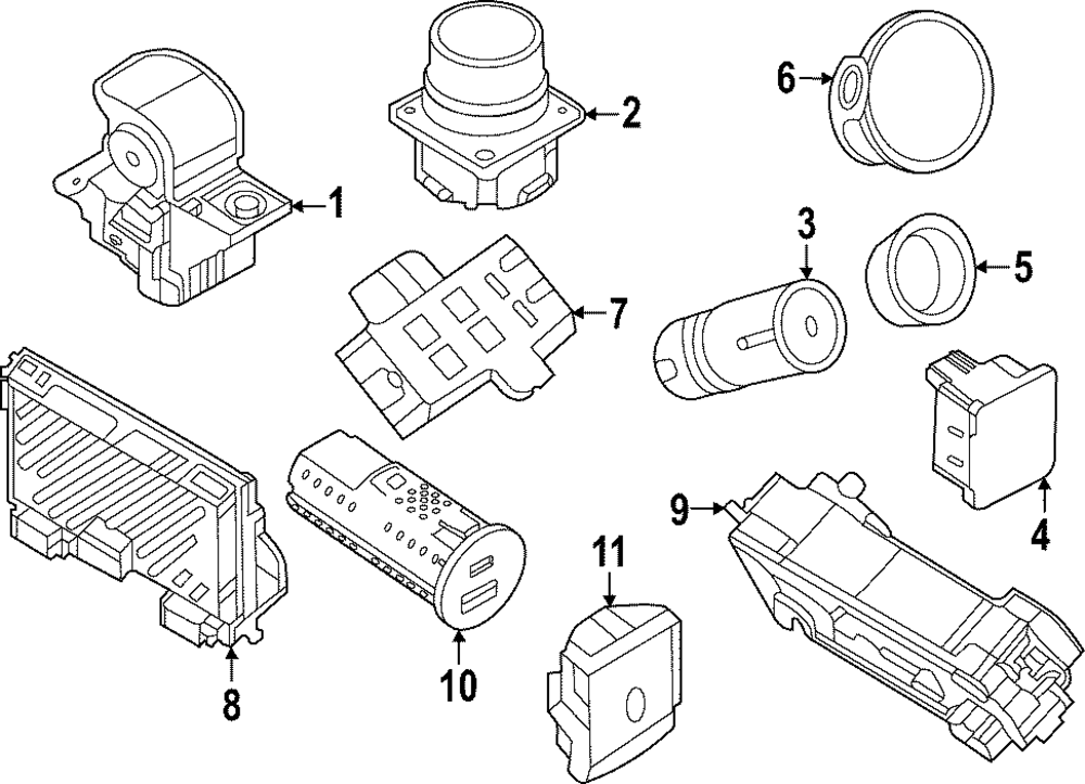 2020-2024 Lincoln Aviator Module LC5Z-19J235-AE | QuirkParts