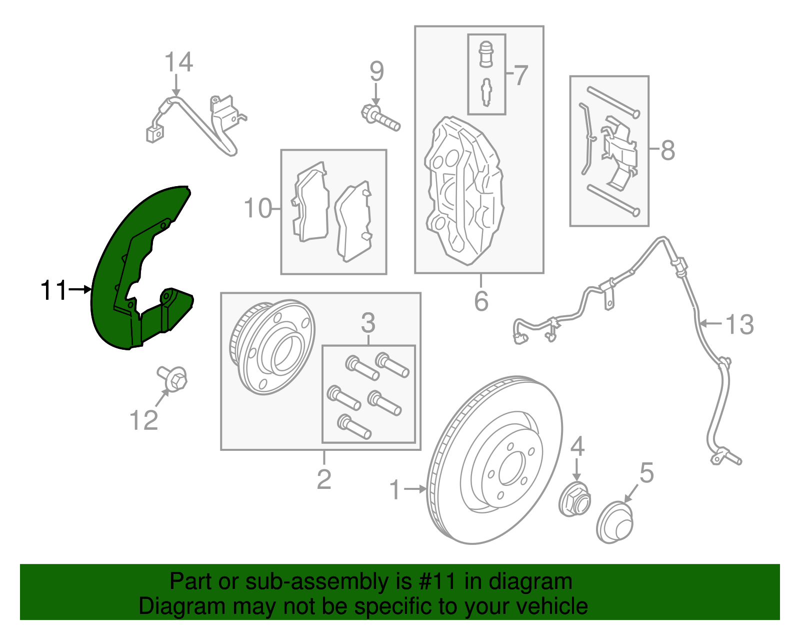 2015-2023 Ford Mustang Splash Shield FR3Z-2K004-C | Varsity Ford