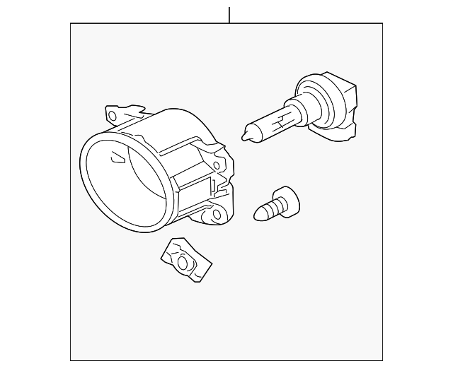 2006-2011 Mitsubishi Fog Lamp Assembly 8321A080 | Mitsubishi Parts ...
