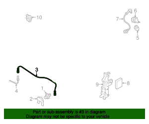 4H0-971-192-B - Park Assist Camera Wiring Harness 2013-2018 Audi ...