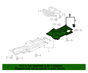 ghk1561zxd - Rear Shield 2014-2017 Mazda 6 | AutoNationParts.com