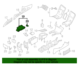 39821873 - Armrest - 2015-2018 Volvo | Volvo OEM Parts Direct