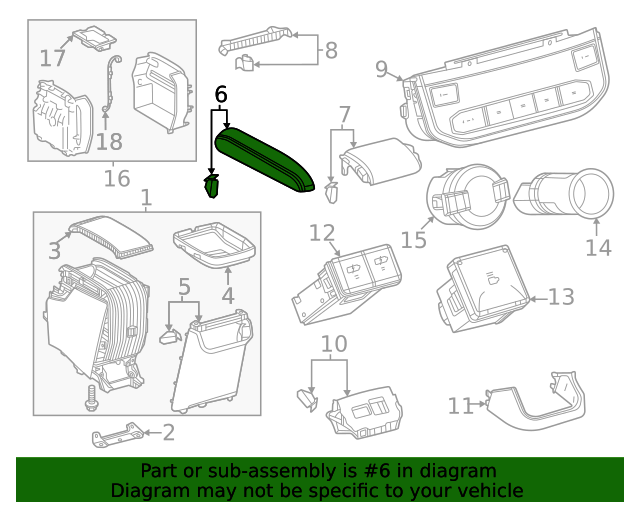 58872-0E010-C2 - Armrest Pad - 2021-2023 Toyota Highlander | OEM ...