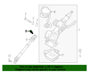 2016-2023 Hyundai Lower Shaft Upper Bolt 56415-D3000 | OEM Parts Online