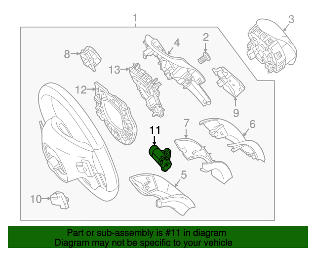 099-906-41-00 - Steering Wheel Damper 2015-2023 Mercedes-Benz ...