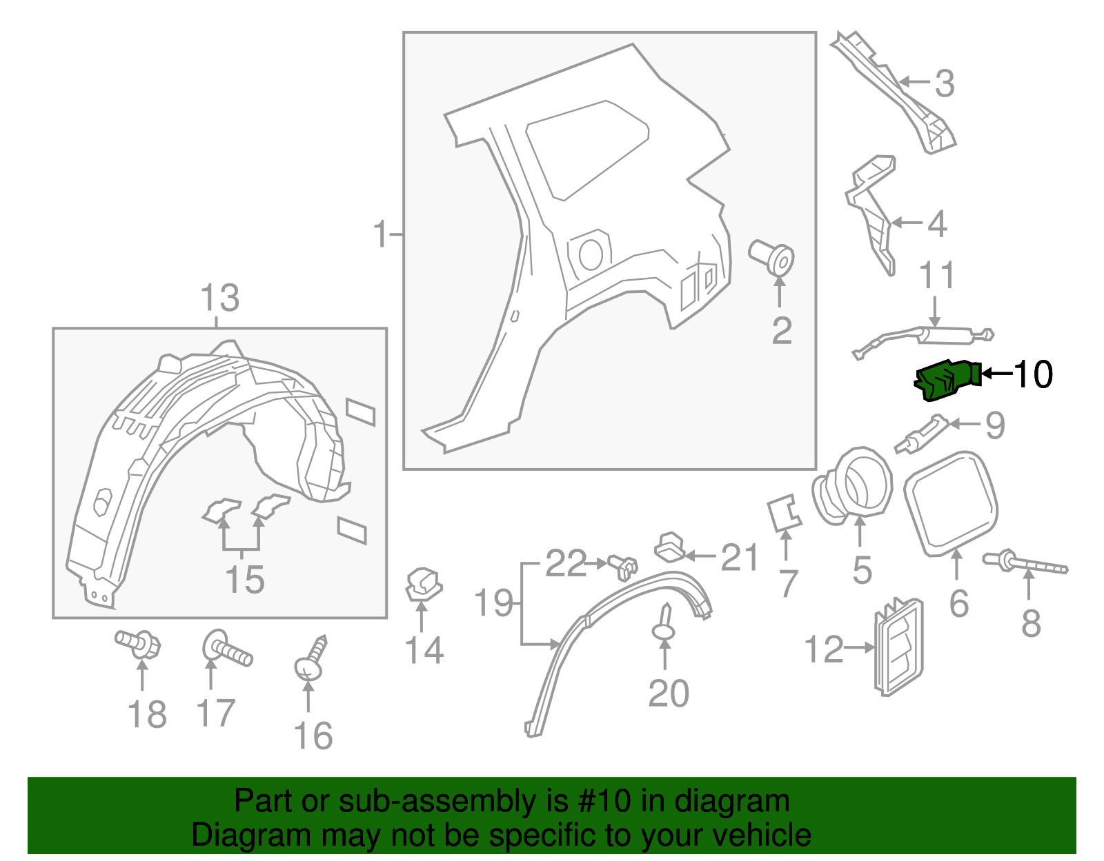 74700-TG7-A01 - Opener Assembly 2016-2025 Honda | Honda Parts Online