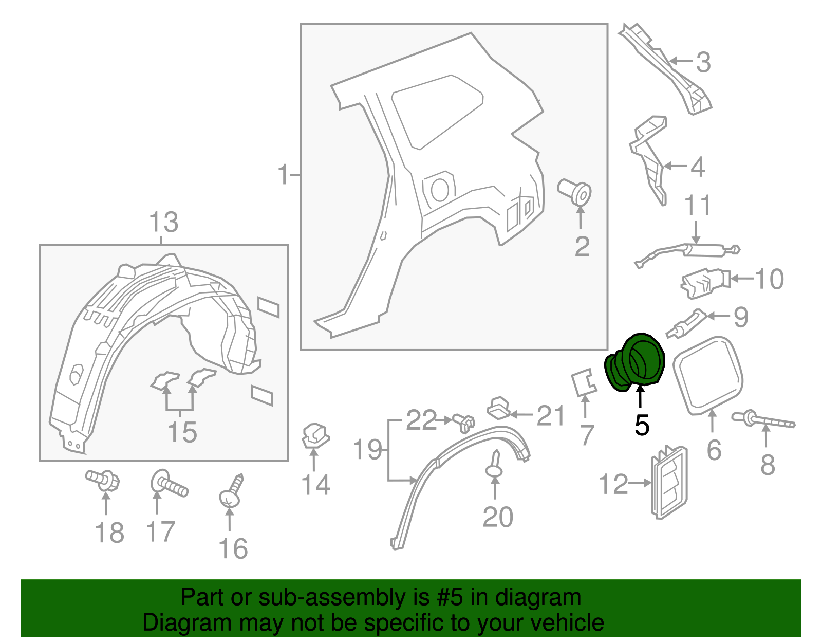 74480-TG7-A00 - Adapter Assembly Fuel Filler - 2016-2021 Honda | Honda ...