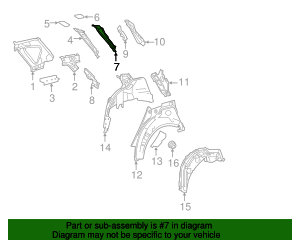 61743-12090 - Upper Reinforced - 2016-2018 Toyota | OEM Genuine Toyota ...