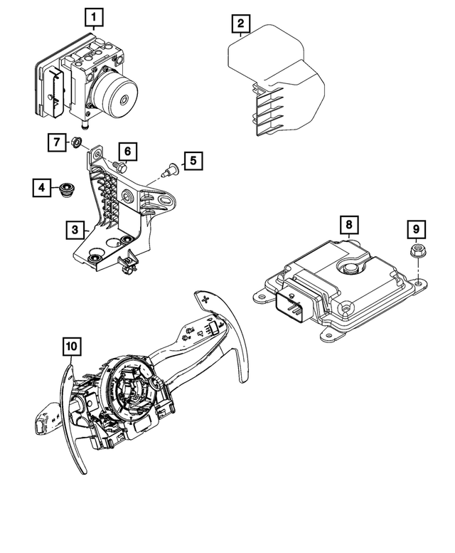 2023-2025 Dodge Hornet Suspension Control Module 68606854AA | Canada ...