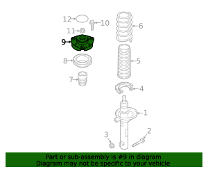 2019 Volkswagen Arteon Suspension Strut Mount 5Q0-412-331-C | OEM Parts ...