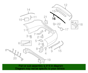 212-885-20-21 - Bumper Trim 2010-2013 Mercedes-Benz | AutoNationParts.com