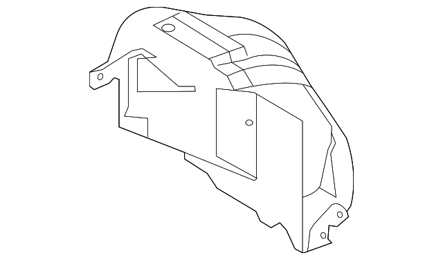 2010-2014 Ford Mustang Rear Fender Liner AR3Z-16103-B | OEM Parts Online