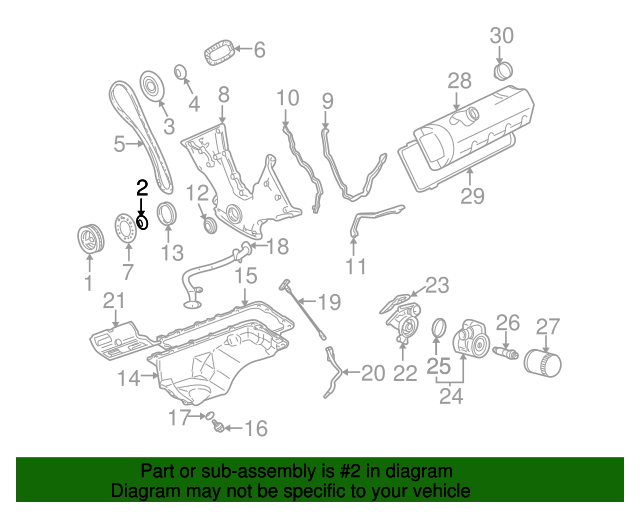 XL3Z-6306-AA - Crankshaft Gear - 2000-2019 Ford | Eastgate Ford Parts CA