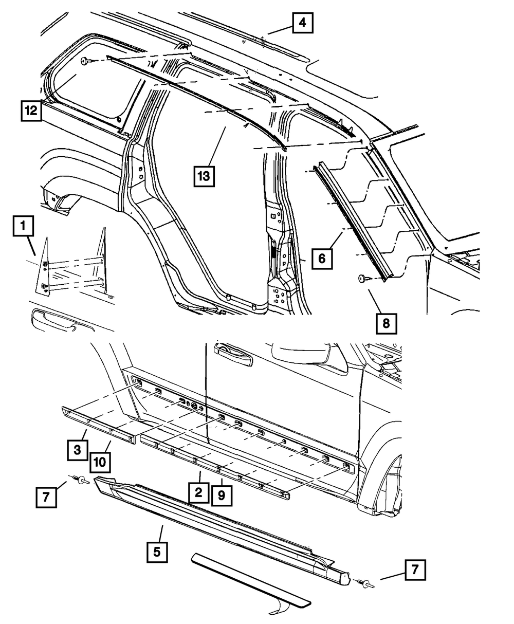 2005-2010 Jeep Grand Cherokee OEM NEW Mopar 2005-10 Jeep Grand Cherokee ...