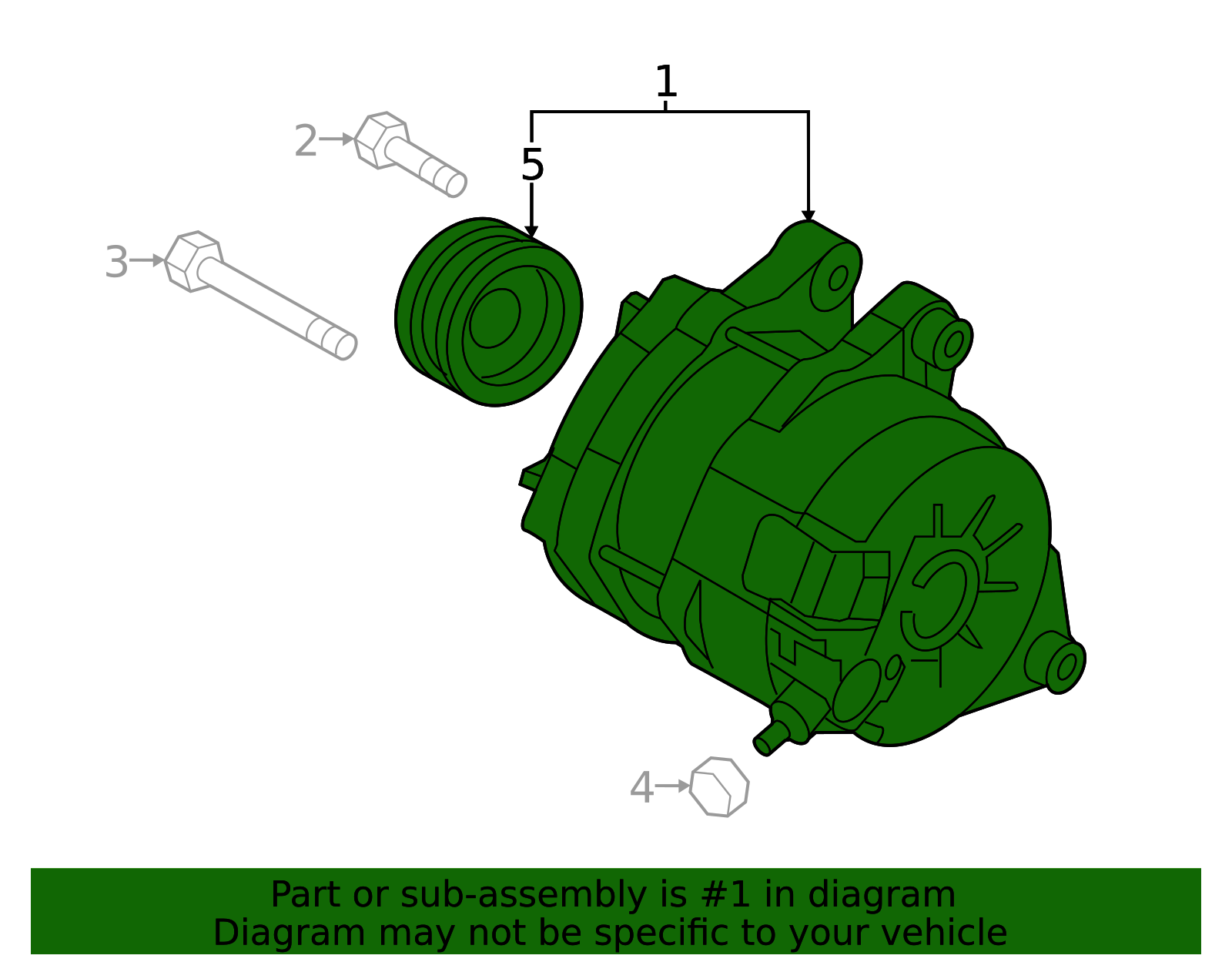 2016-2020 Toyota Alternator 27060-WB002 | Lithia Toyota Parts