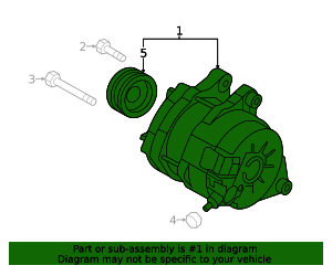 2016-2020 Toyota Alternator 27060-WB002 | Lithia Toyota Parts