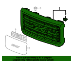 2018-2019 GM Front Grille 84542602 | TascaParts.com