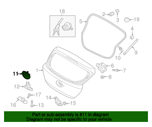 2012-2017 Hyundai Accent Handle 81720-1R200 | OEM Parts Online