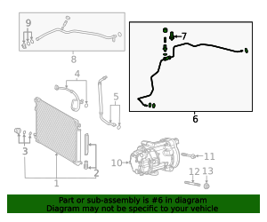 2022-2024 Toyota A/C Pipe 88710-0R290 | Toyota Parts Express