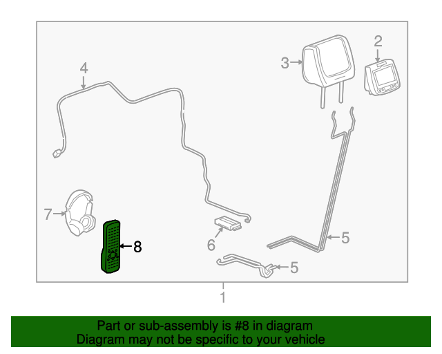 2003-2018 GM Remote Control 84247879 GM | GMPartsDirect.com