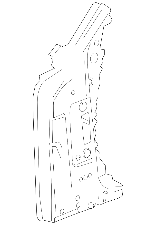 2020-2022 Cadillac CT4 Passenger Side Body Hinge Pillar Outer Panel ...