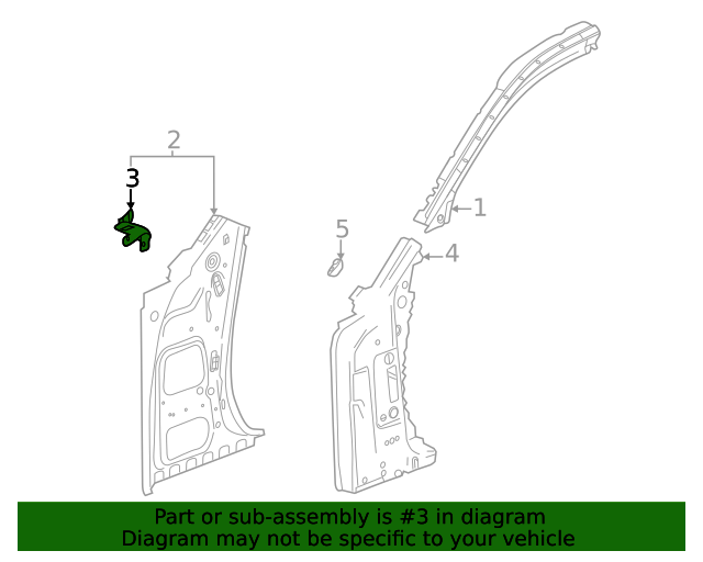 2020-2022 Cadillac Driver Side Instrument Panel Carrier Locating Pin ...