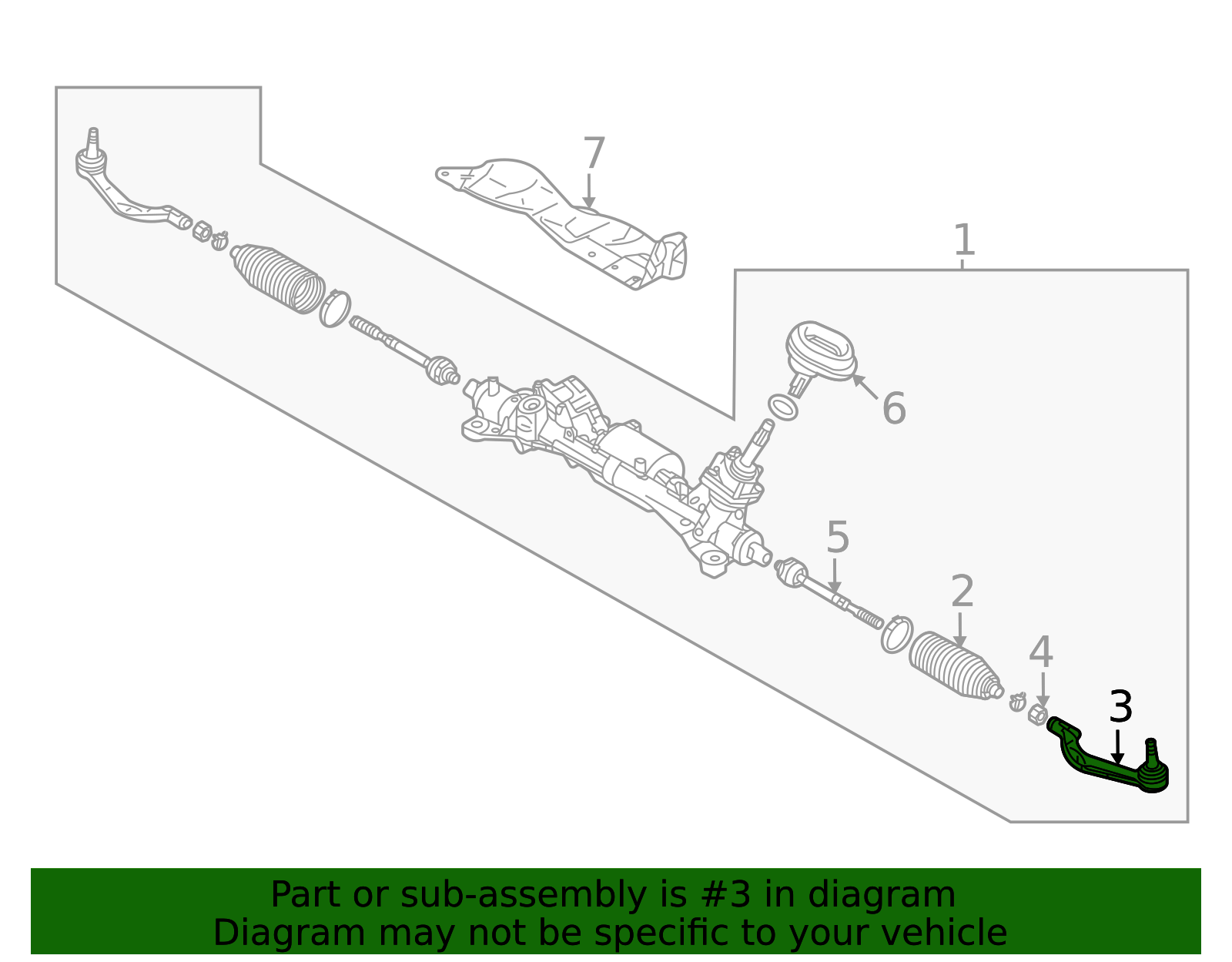 D8F40-6RA1A - Outer Tie Rod - 2021-2025 Nissan Rogue | Nissan OEM Parts ...