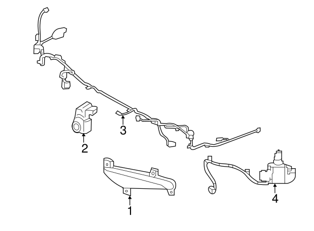 Genuine Reverse Sensor for 2013-2016 Hyundai Santa Fe Sport | Part ...