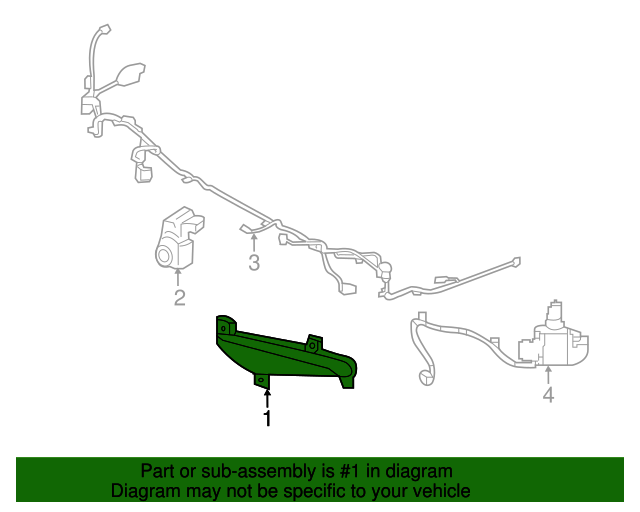 2013-2016 Hyundai Santa Fe Sport Reflector 92406-2W200 | OEM Parts Online