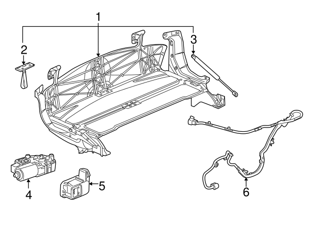 2016-2019 Buick Cascada Storage Compartment 39060105 | TascaParts.com