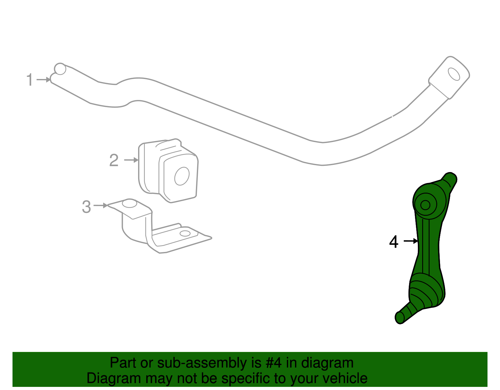 1997-2013 GM Suspension Stabilizer Shaft Link 20822934 | OEM Parts Online