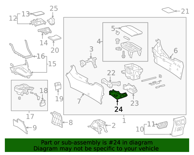 2019-2023 Toyota Outlet Duct 58864-0R010 | Toyota Parts Center
