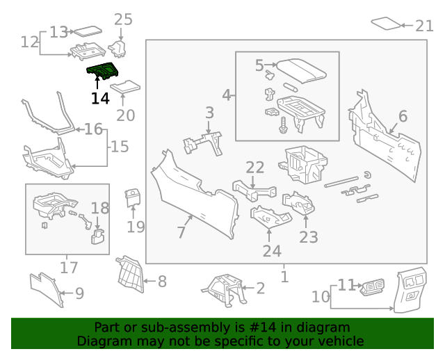 2019-2023 Toyota Upper Panel 58804-0R180 | Toyota Parts