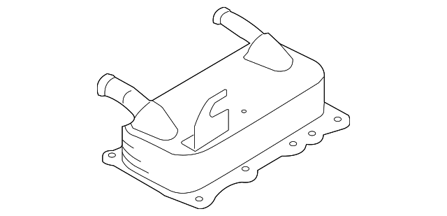 Genuine Porsche Oil Cooler for 2009-2012 Porsche 911 | OEM Part# 9A1 ...