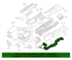 2022-2024 Genesis GV70 Duct 97010-AR000 | OEM Parts Online