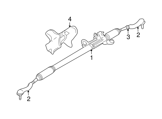 2004-2020 Outer Tie Rod 05183761AD | Mopar Parts Canada