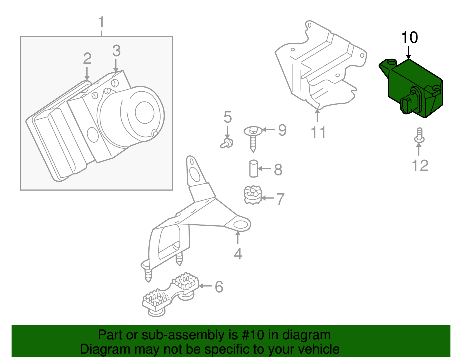 2002-2005 BMW | Accelerometer | 34526764018 | BMW OEM Parts Store