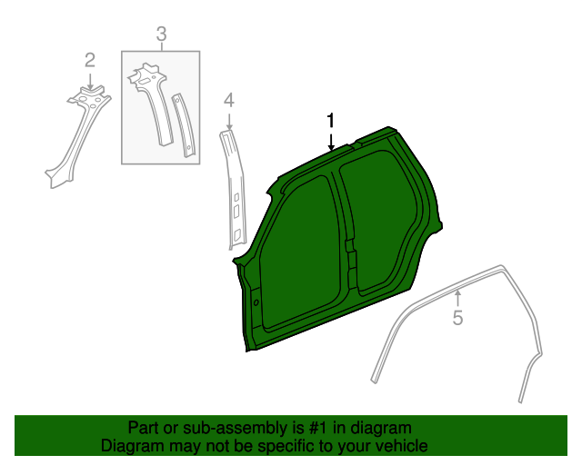 2007-2014 GM Uniside Assembly 15934445 | GMPartsDirect.com