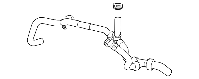 Genuine OEM Ford - Lower Hose ML3Z-8286-K | OEM Ford Parts & Accessories