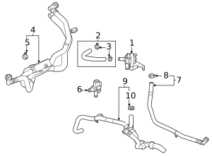 ML3Z-18D473-J - Engine Auxiliary Water Pump 2021-2023 Ford | AutoNation ...